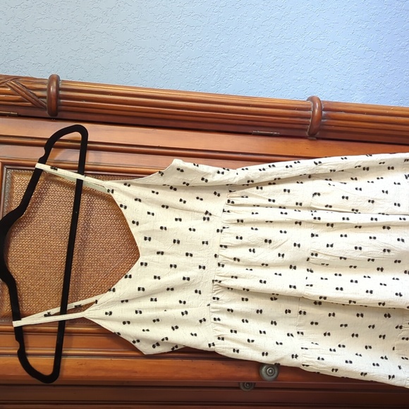 Sim & Sam | Dresses | Cream And Black Cute Mini Dress | Poshmark